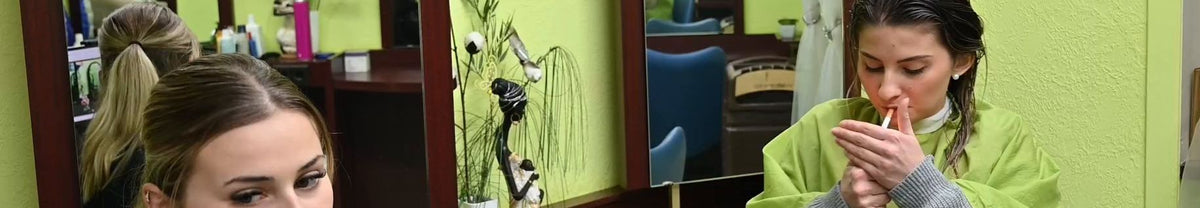 6223 Smoking wetset in vintage salon – hairmedia.de