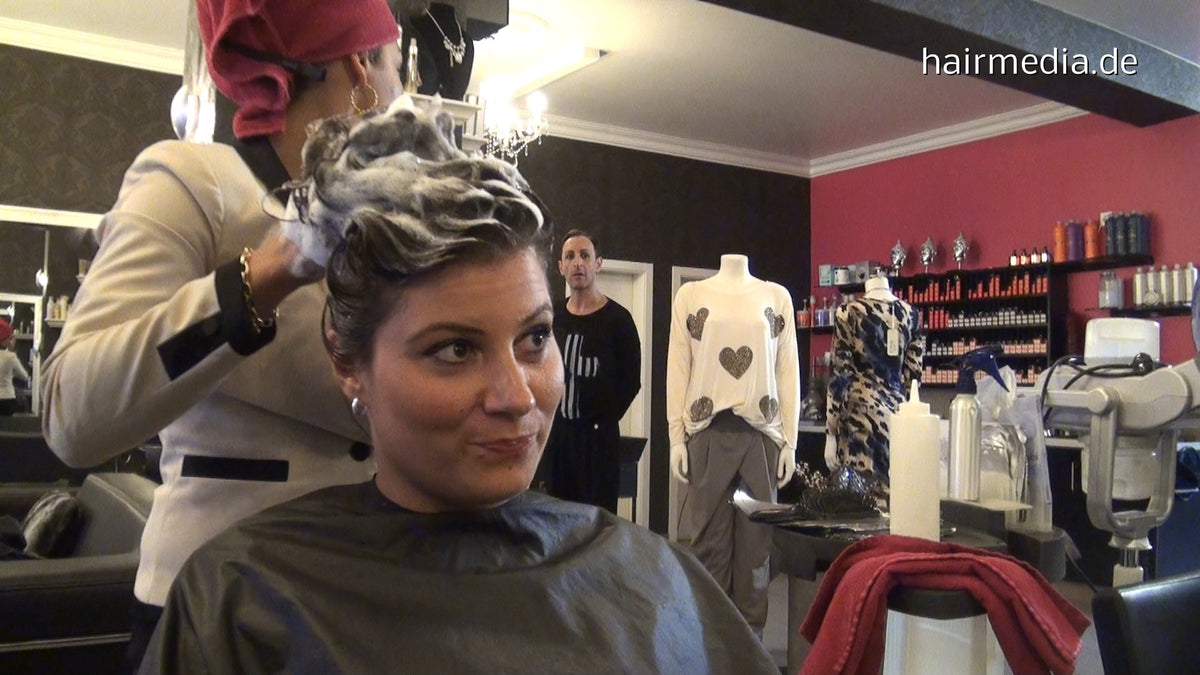 395 Nadine by Esther in towel upright shampooing hairwash – hairmedia.de